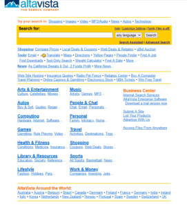 Alta Vista Vs Google - The Early 2000's - Manning Search Marketing